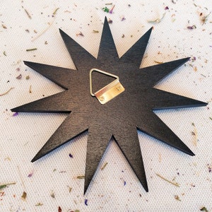 Wooden Sun Mirror, White or Black Sunburst Mirror, Small Wall Mirror ...