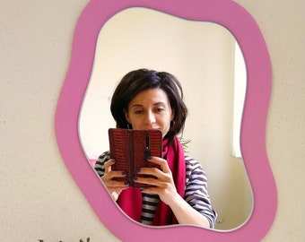 Evil Eye Wall Mirror, Wooden Evil Eye Decor, All Seeing Eye Boho Mirror ...