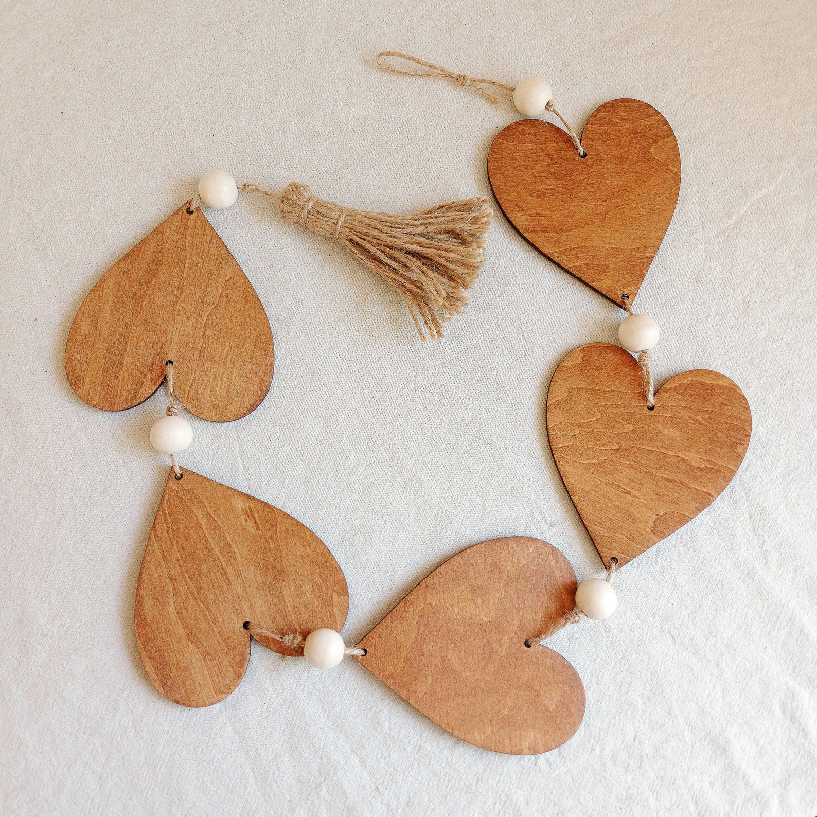 Wood Hearts, Country Farmhouse Cottage Decor, Vertical Wood Heart ...