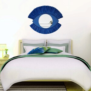 Large Decorative Mirror, Big Evil Eye Mirror, Evil Eye Home Decor With ...