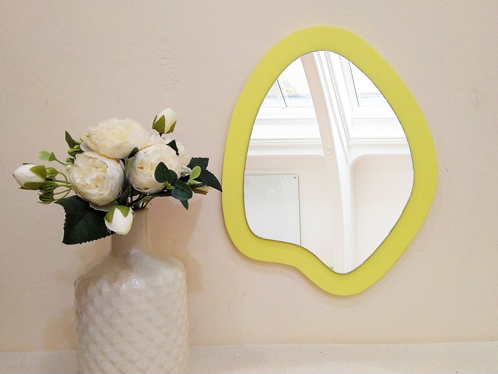 Small Wavy Mirror Oval Wiggly Mirror Funky Wiggle Mirror - Etsy