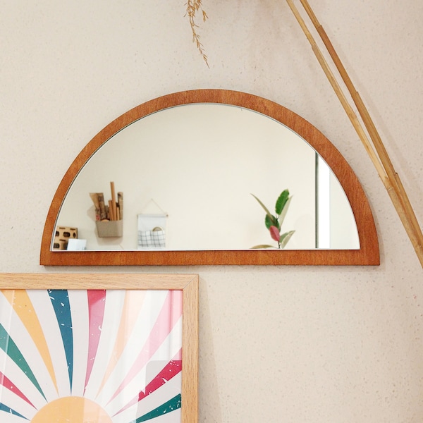 Half Circle Mirror - Etsy