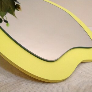 Small Wavy Mirror Oval Wiggly Mirror Funky Wiggle Mirror - Etsy