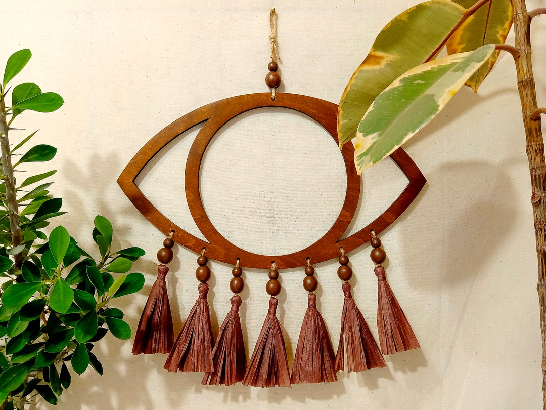 Boho Housewarming Gift All Seeing Eye, Eye Shaped Wall Decor With ...