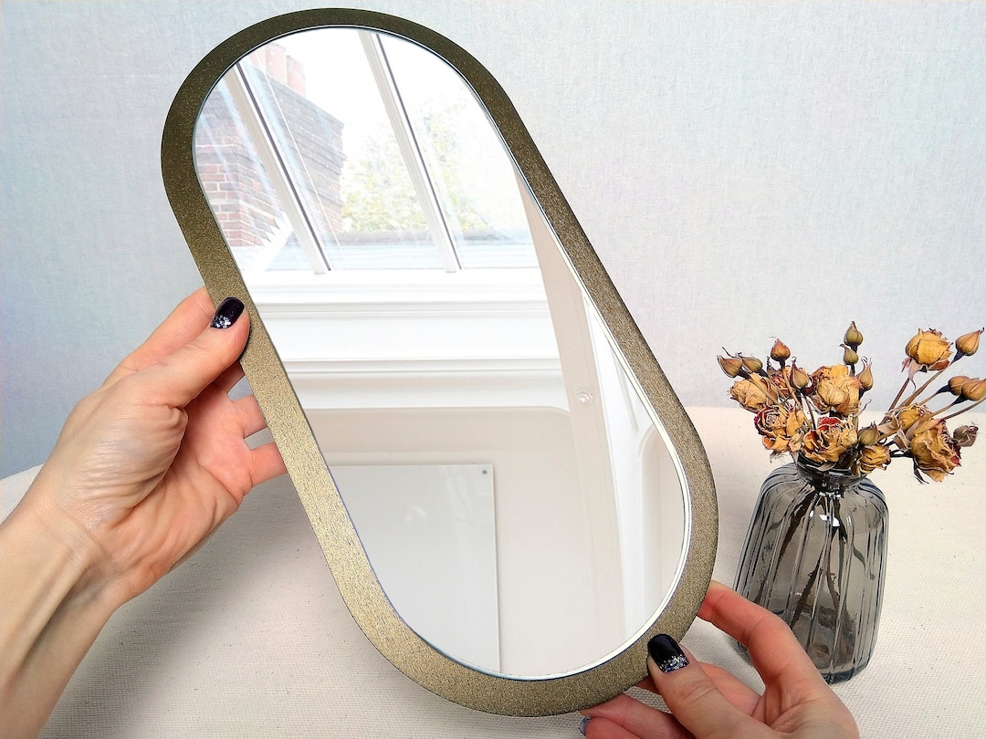 Small Mirror Wall Decor, Oval Mirror, Decorative Mirror, Vanity Mirror ...