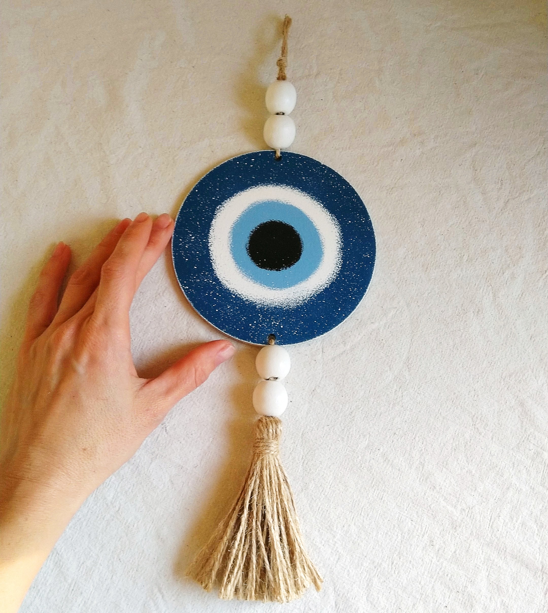 Wooden Evil Eye Wall Hanging, Third Eye Protection, Home Decor - Etsy