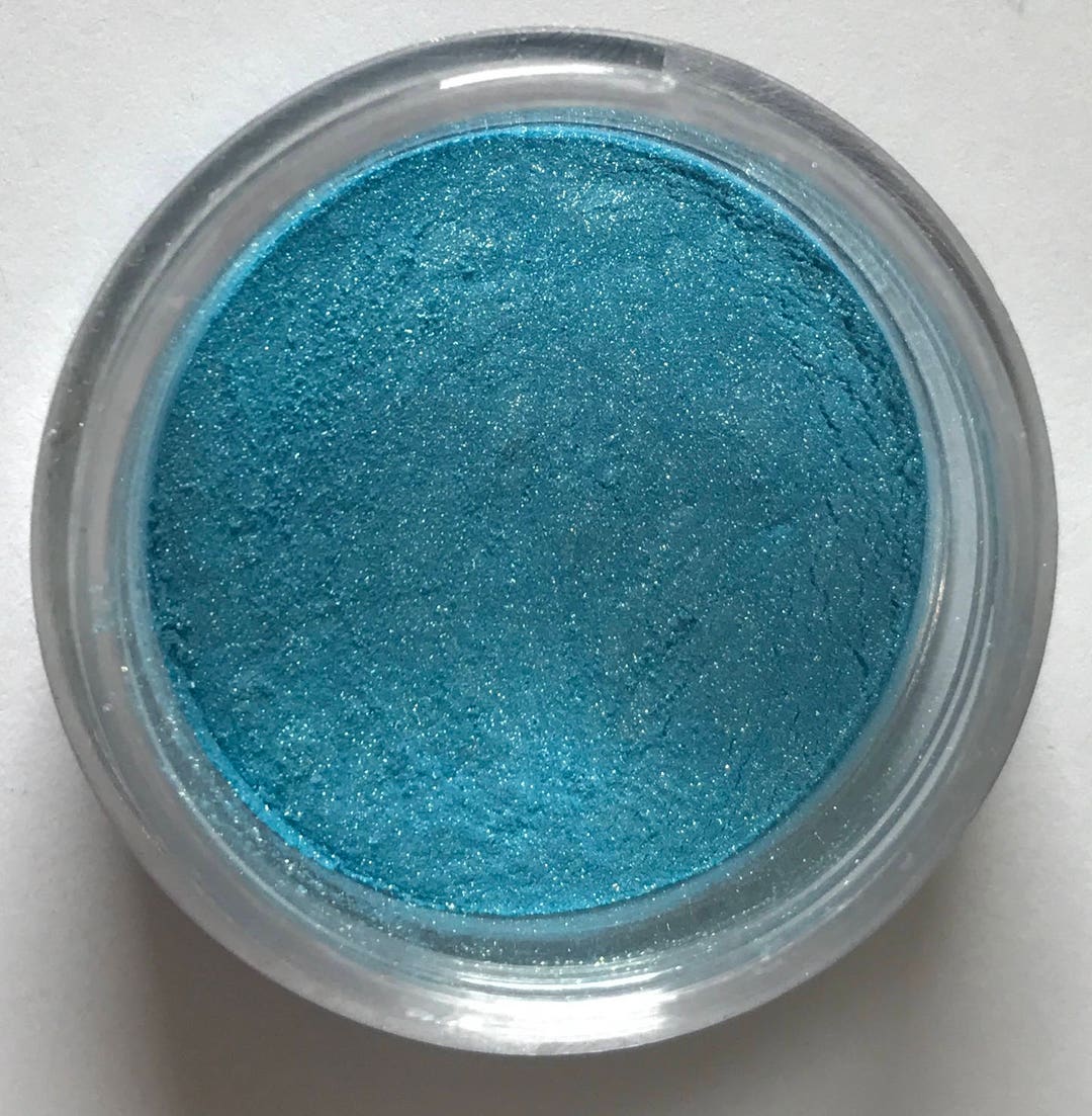 Organic Eyeshadow Mermaid Aqua Shimmer Mineral Eye Shadow, Aqua ...