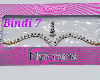 Bindis Black 7 Mm Face Stickersround Bindisvelvet Black - Etsy