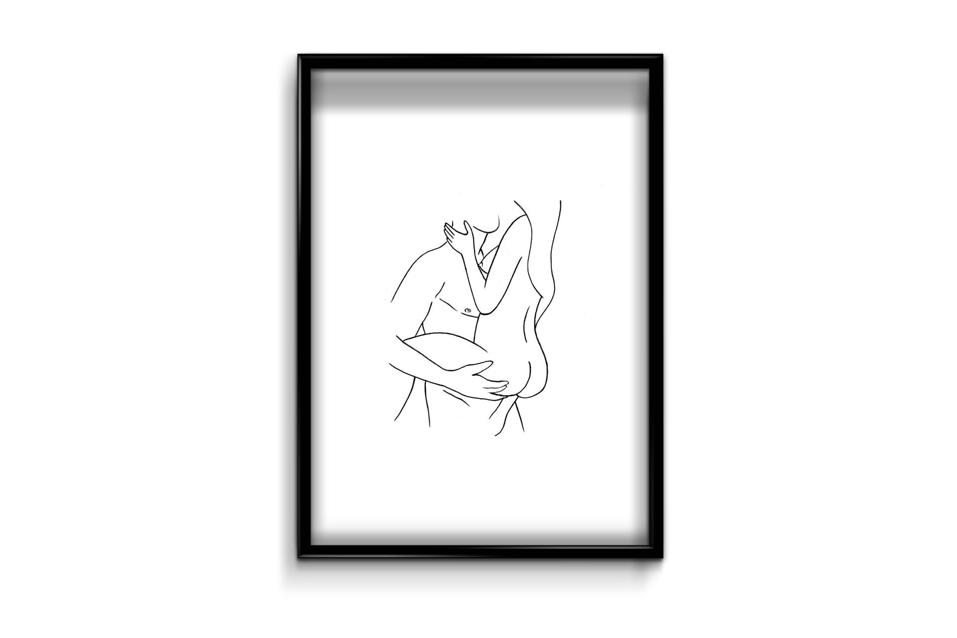 Erotic Art Sexual Illustration Art Drawing Erotica Nude Print A5 Etsy