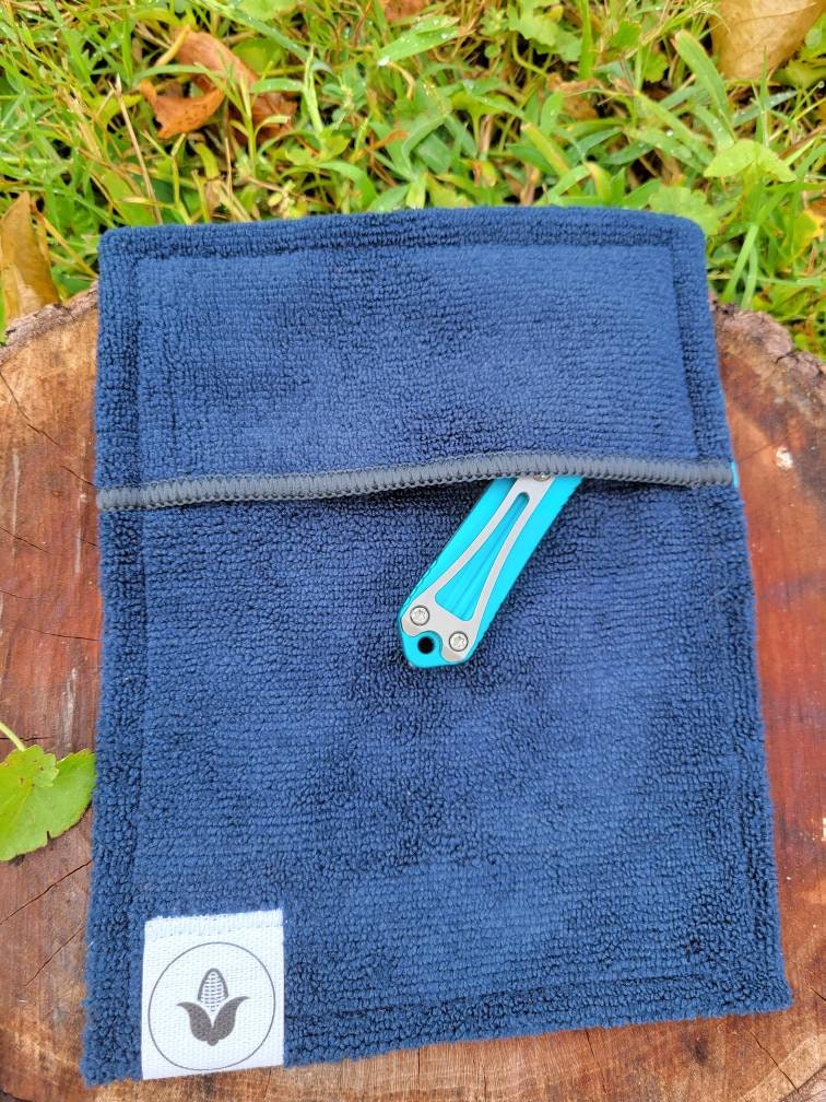 Melted Rainbow EDC Handkerchief Cotton With Microfiber Hank by - Etsy