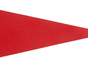 Red Pennant | Etsy
