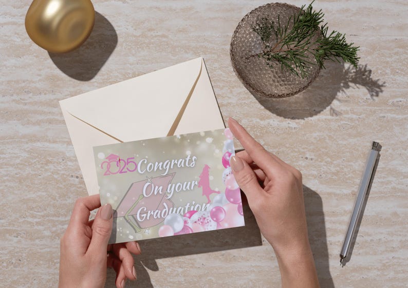 Printable Graduation Card - "congrats on Your Graduation!" | Digital ...