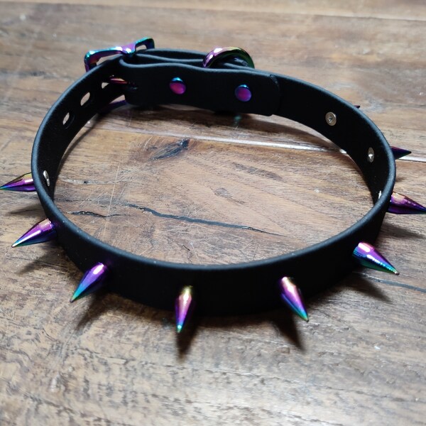 Spiked Collar - Etsy UK