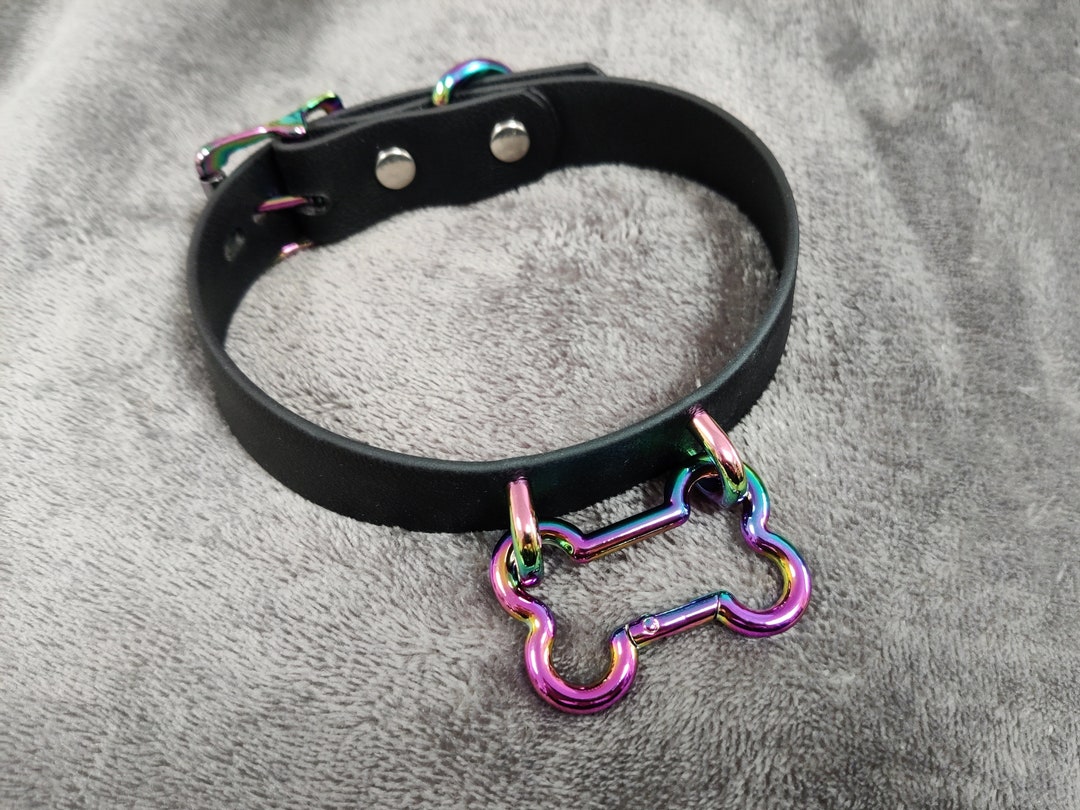 Bone Collar: Vegan Friendly, Custom Colours and Straps - Etsy