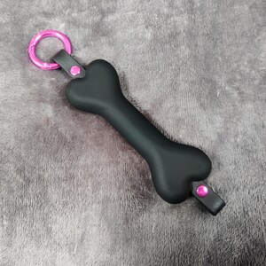 Rubber Bone Keyring: Stim Toy, Pet Play, Chew Toy, Fursuit Prop, Latex ...