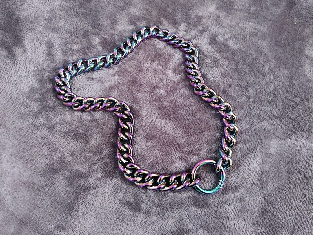 Rainbow Neck Chain: Nickel Free - Etsy