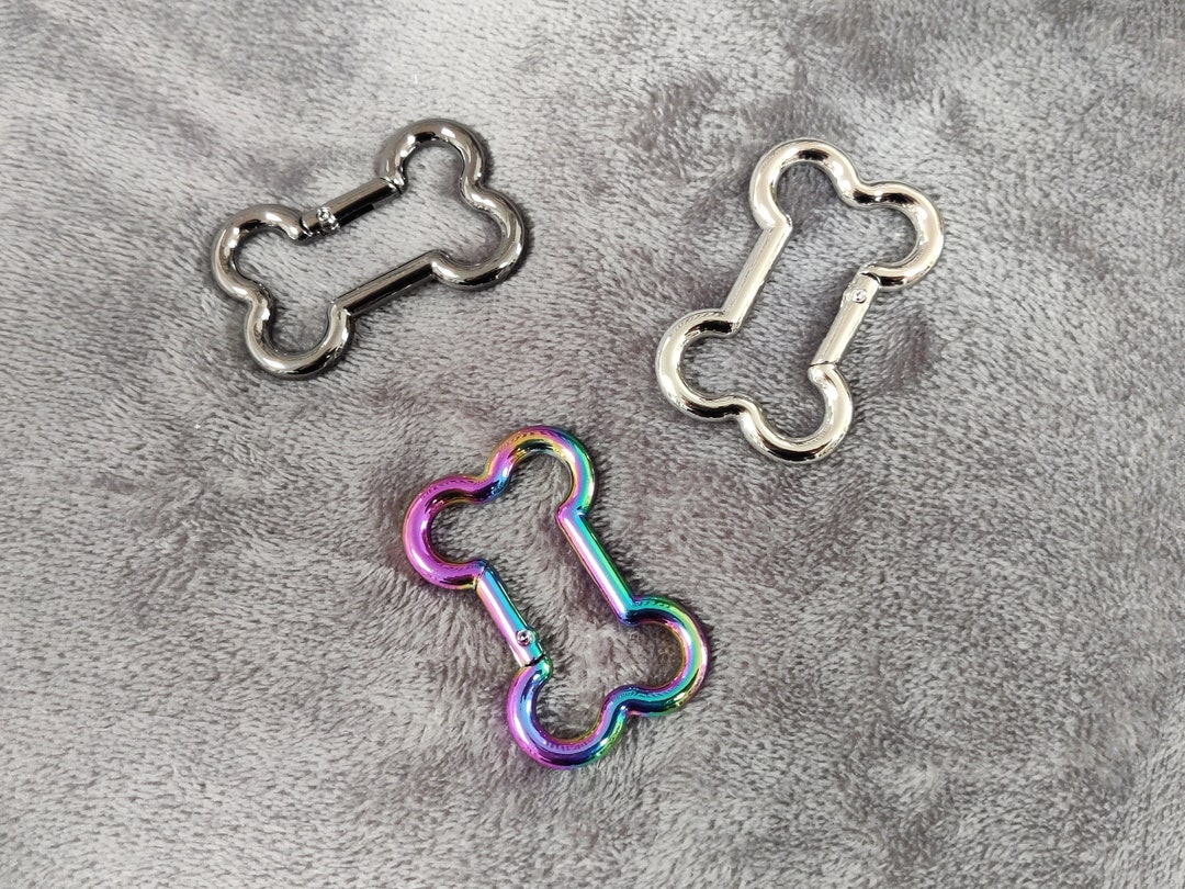 Bone Clip: Carabiner Spring Clip, Ring Snap, Keyring, Rainbow ...