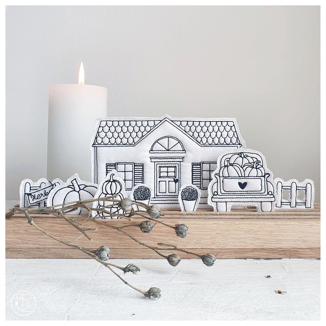 Seasonal House Autumn and Winter - Etsy