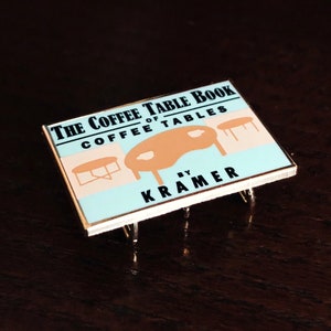 Kramer Coffee Table Book of Coffee Tables Hard Enamel Standing Pin ...