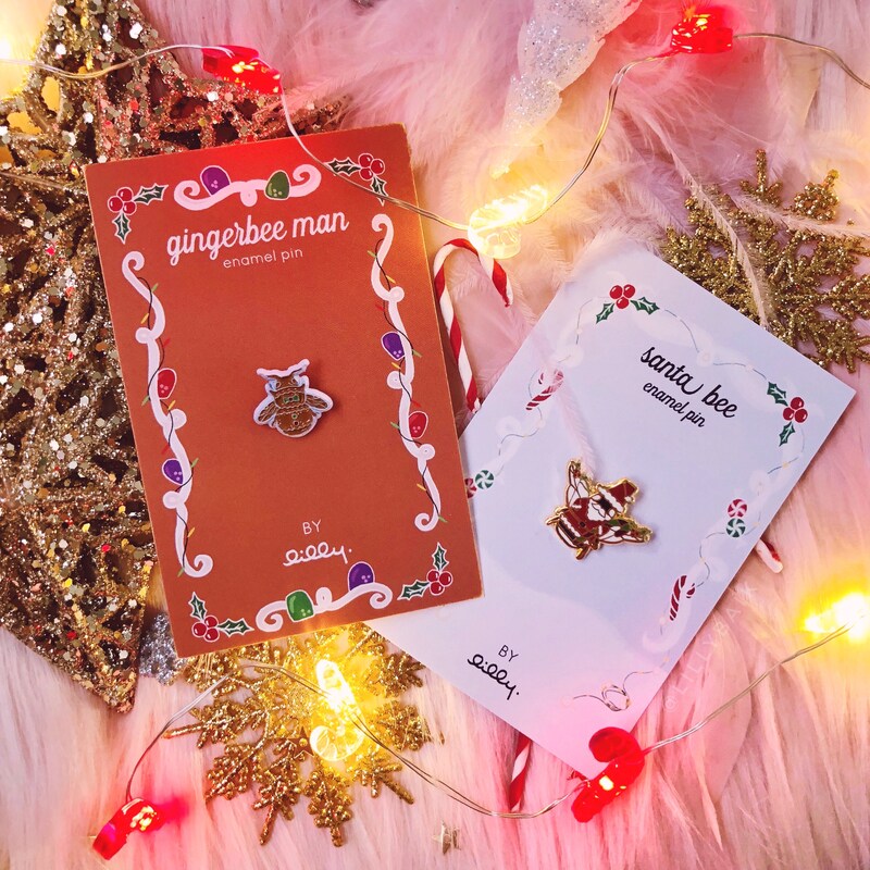 Christmas Enamel Pin - Etsy