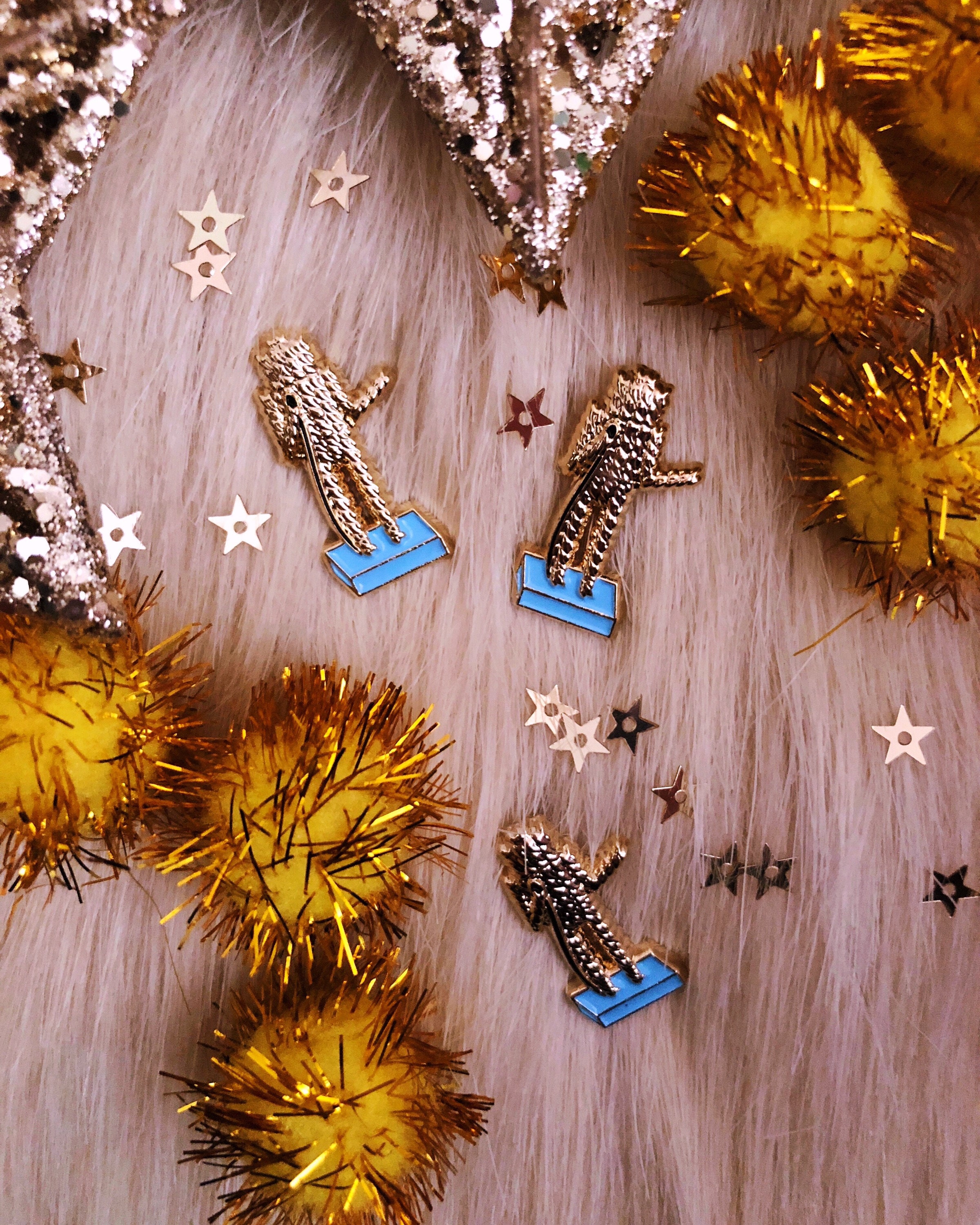 Fusilli Jerry 3D Gold Finish Soft Enamel Pin Seinfeld Kramer - Etsy