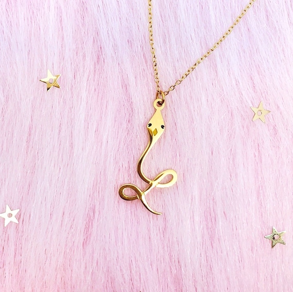 Cute snake necklace store