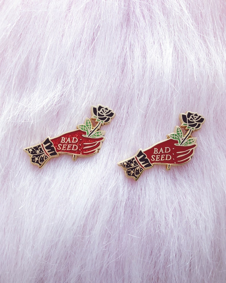 Bad Seed Red Right Hand Hard Enamel Pin Nick Cave Inspired - Etsy UK