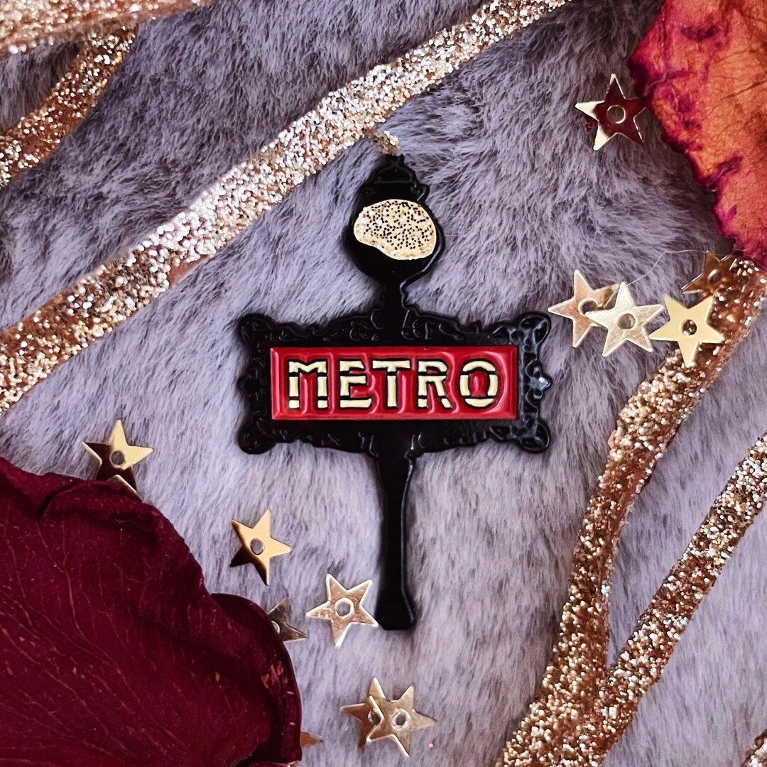Paris Metro Soft Enamel Pin, Parisian France Inspired French ...