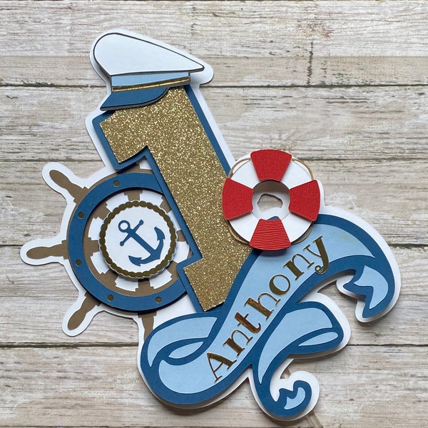 Sailor Cake Topper - Etsy