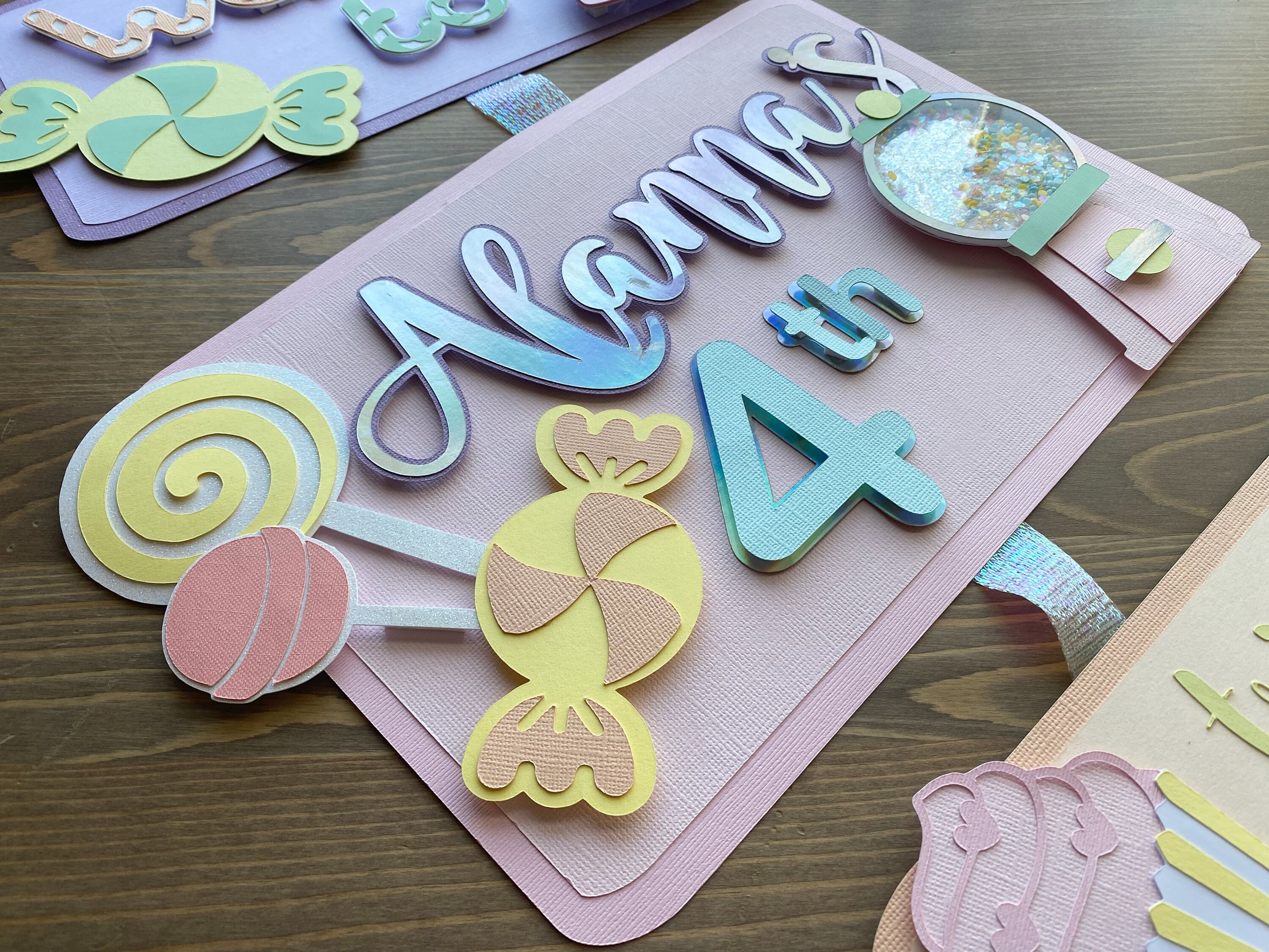 Candy Land Cake Topper Candyland Shaker Cake Topper Candy | Etsy