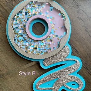 Donut Cake Topper, Donut Grow Up , Donut Party, Cake Smash, First ...