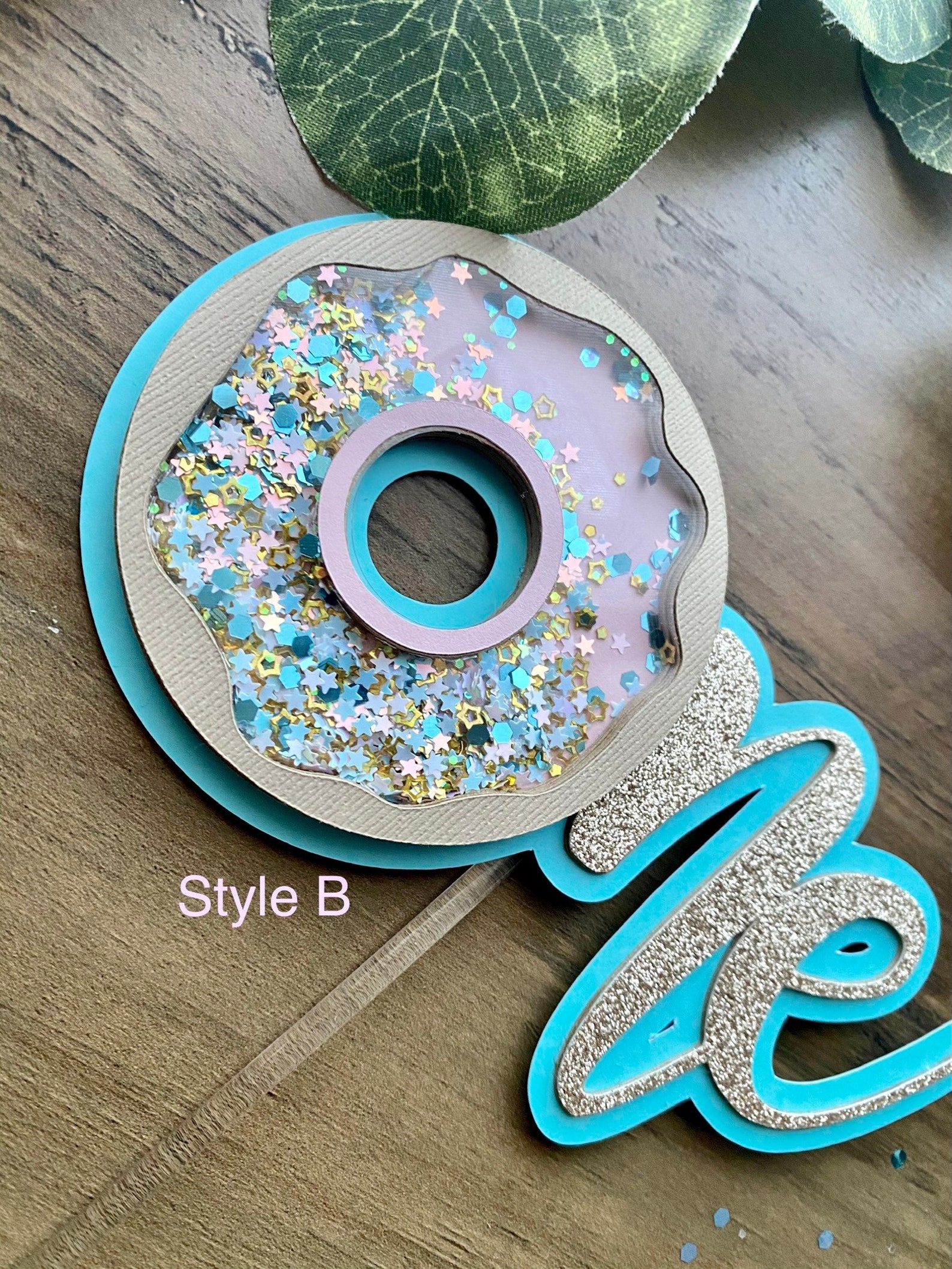Donut Cake Topper Donut Grow Up Donut Party Cake Smash | Etsy