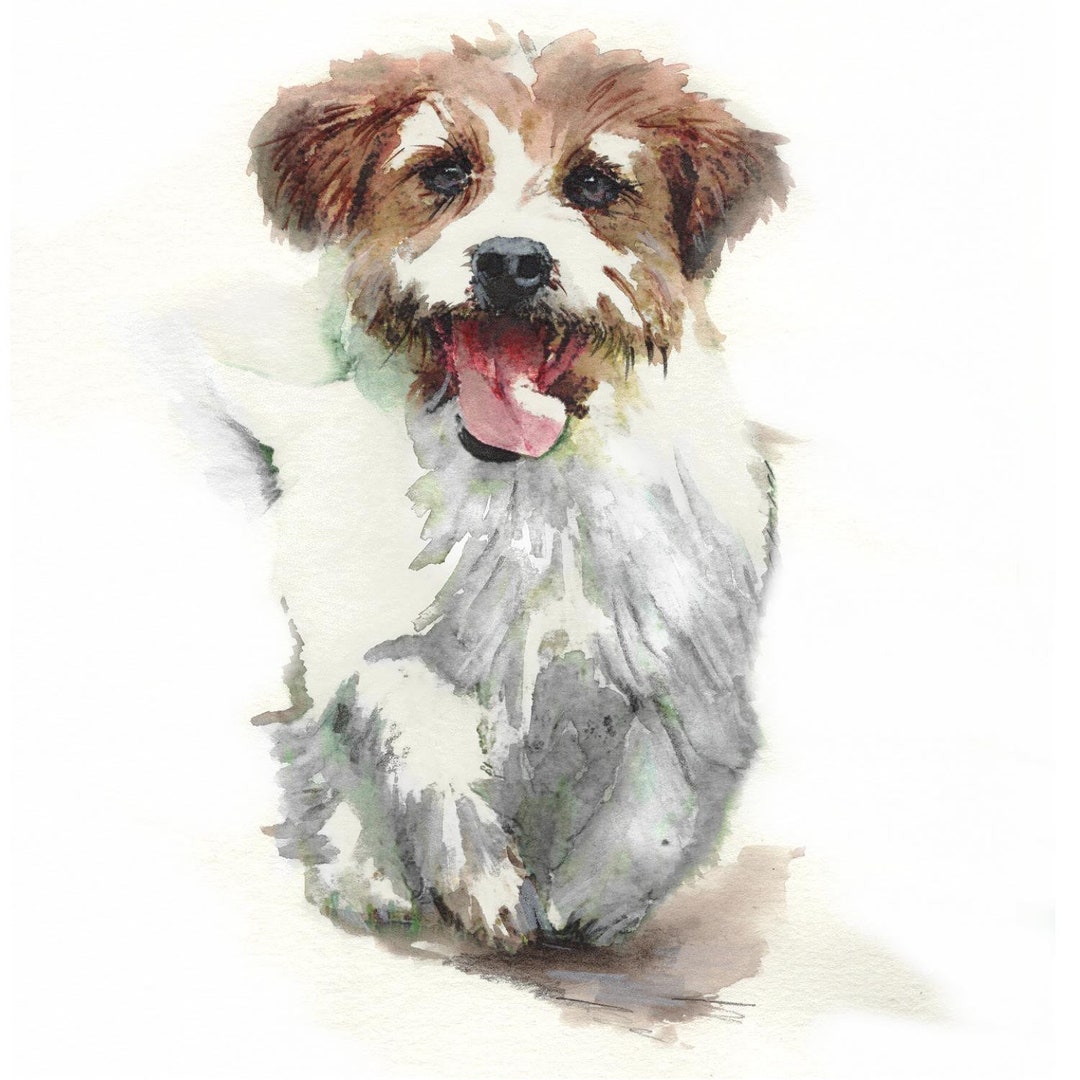 Custom Dog Drawing, Custom Pet Portrait, Watercolor, Pet Painting ...