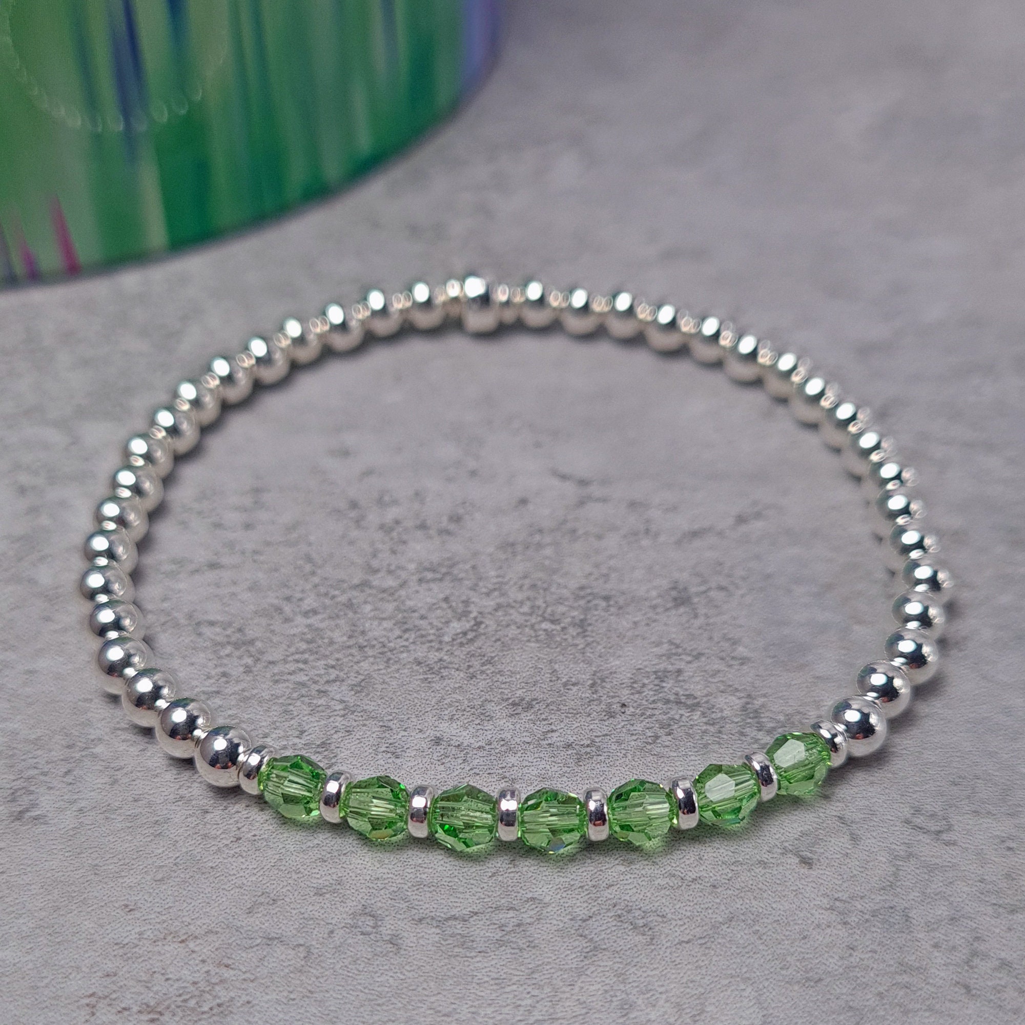 August Milestone Birthday Bracelet - Etsy
