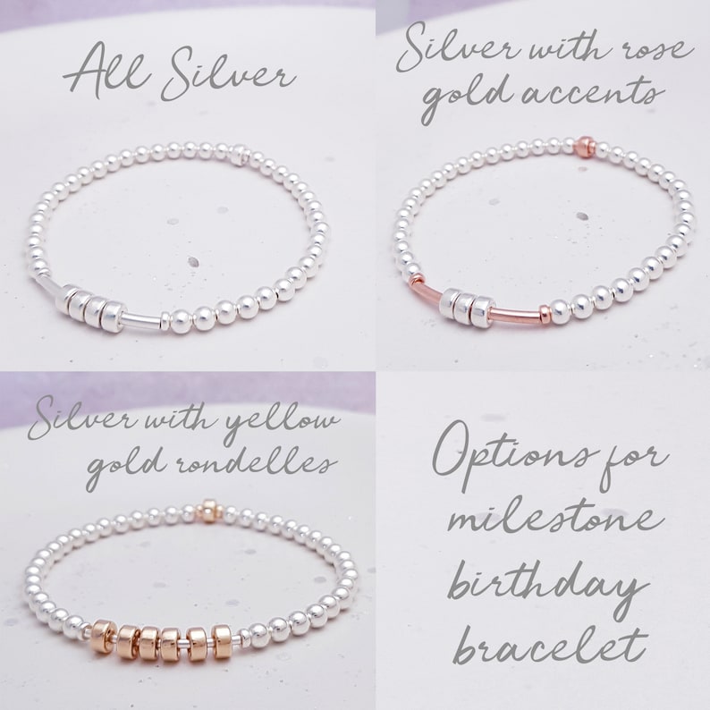 50th Birthday Bracelet 50th Birthday Jewellery 50th Birthday | Etsy