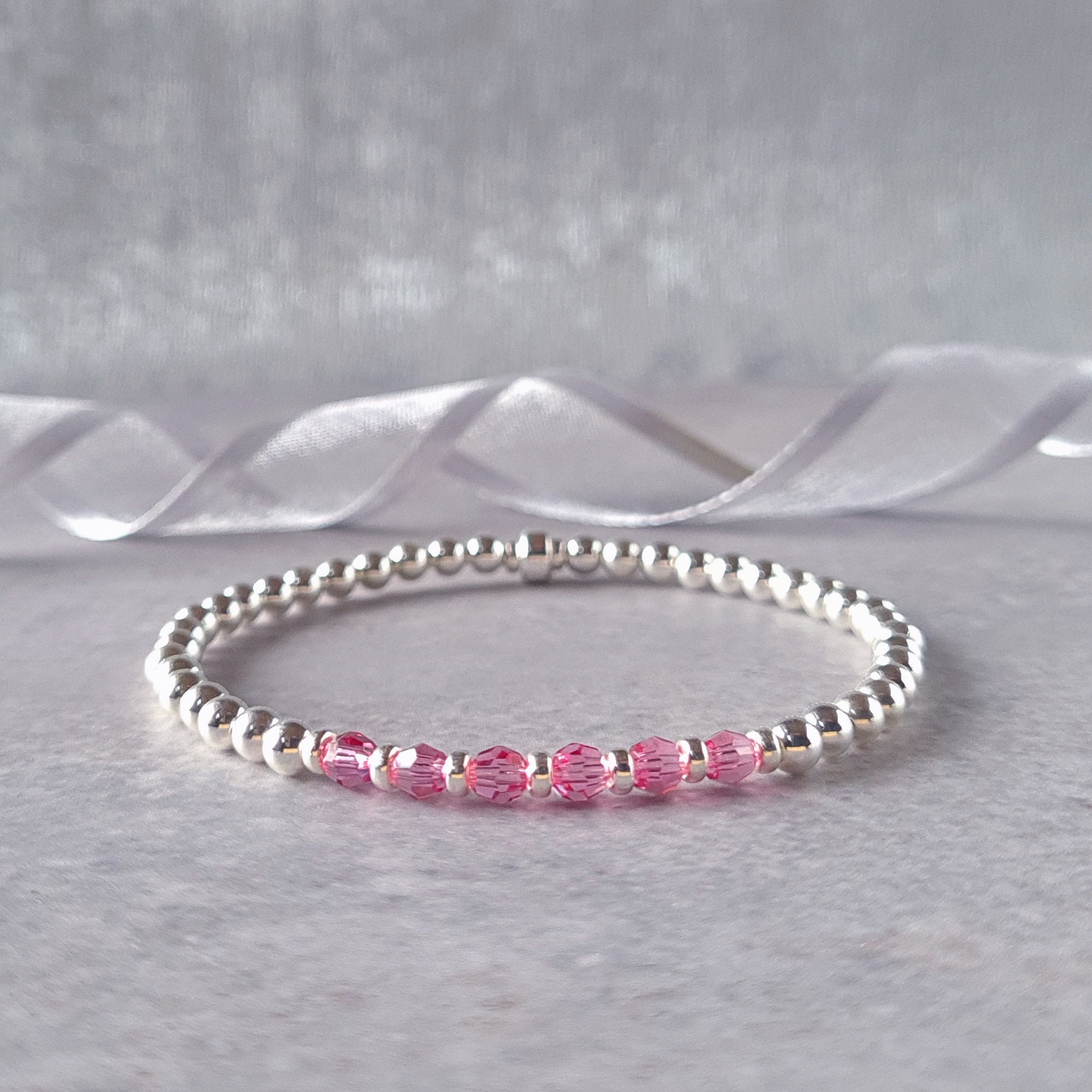 October Milestone Birthday Bracelet - Etsy UK