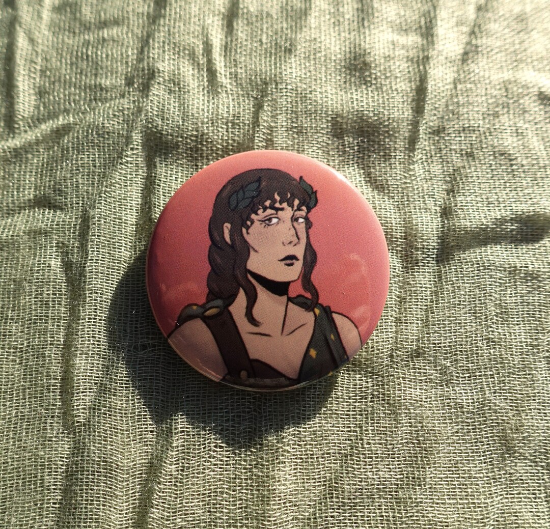 Warrior Button Badge - Etsy