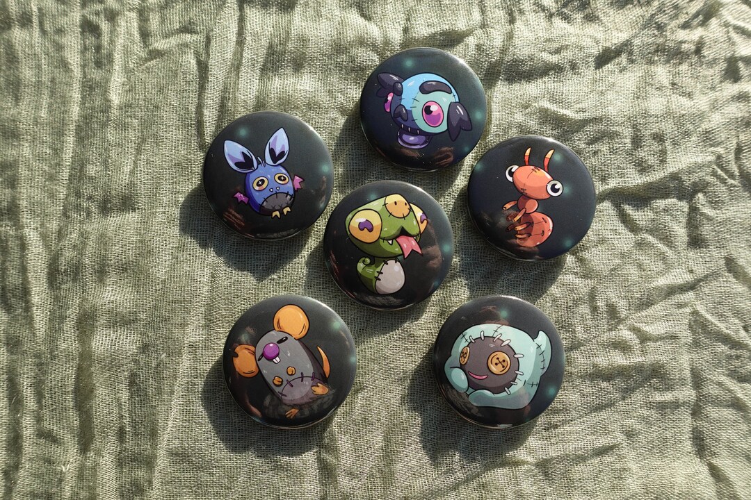 Hades Companions Button Badge Set - Etsy