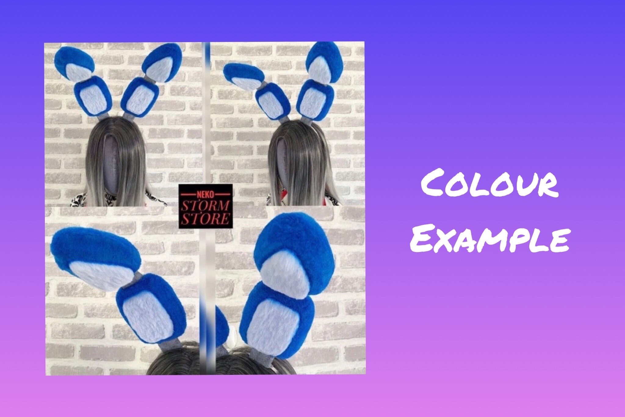 Blue Bunny Ears