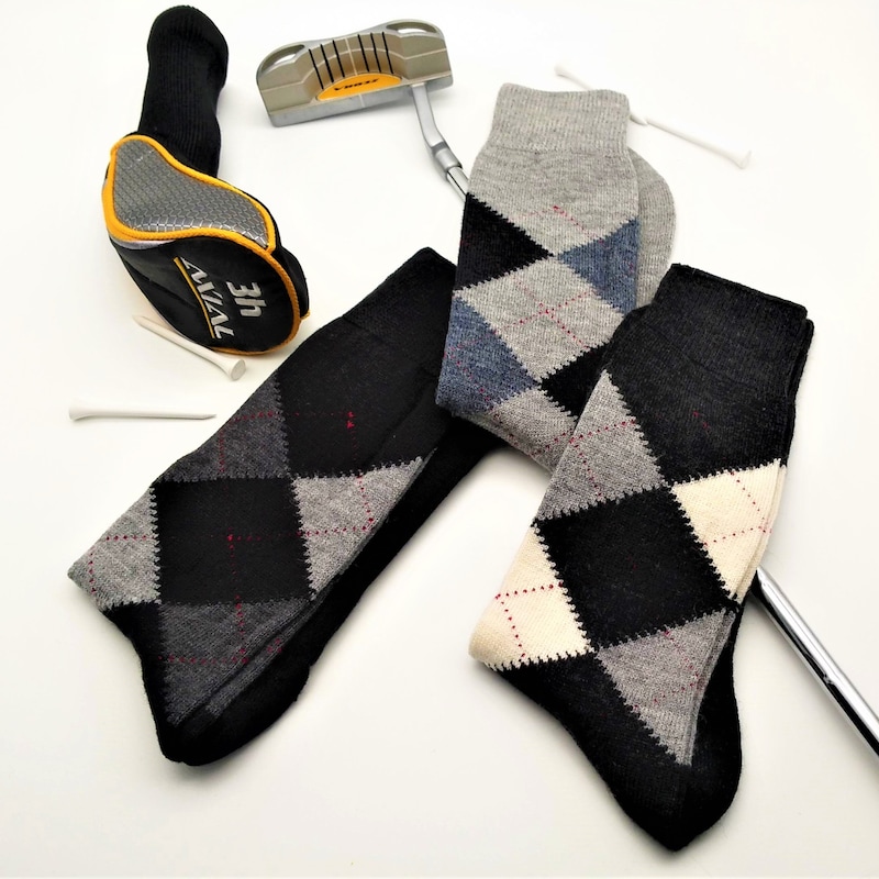 Argyle Socks - Etsy