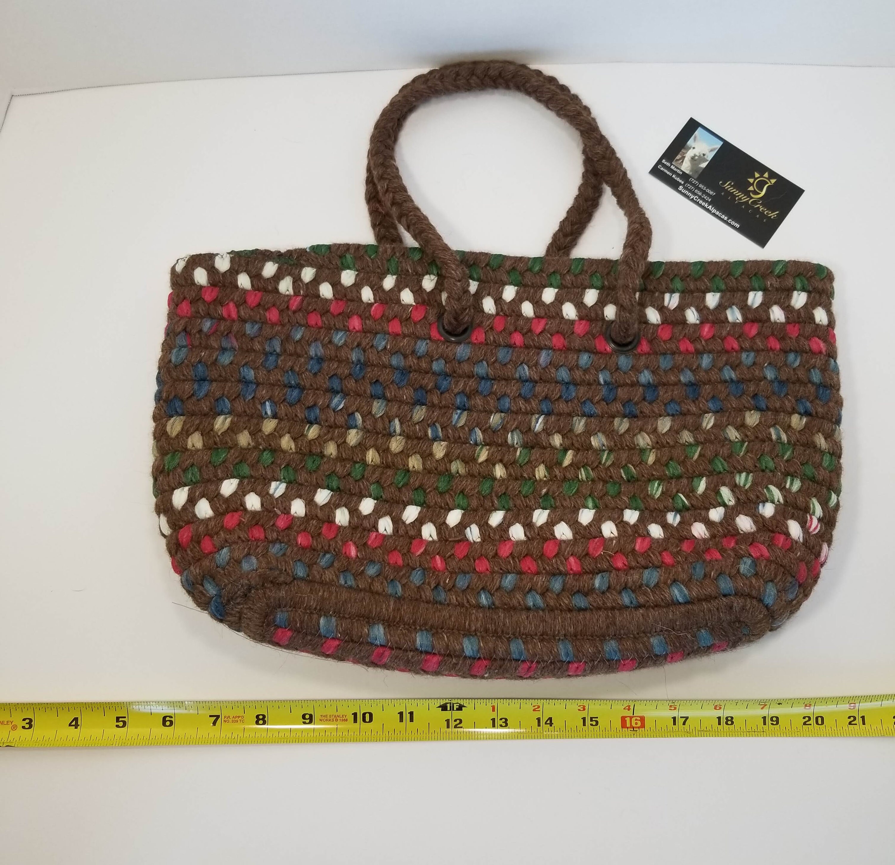 Alpaca Square Bottom Purse | Etsy