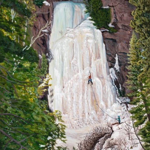 Climbing Painting - Etsy