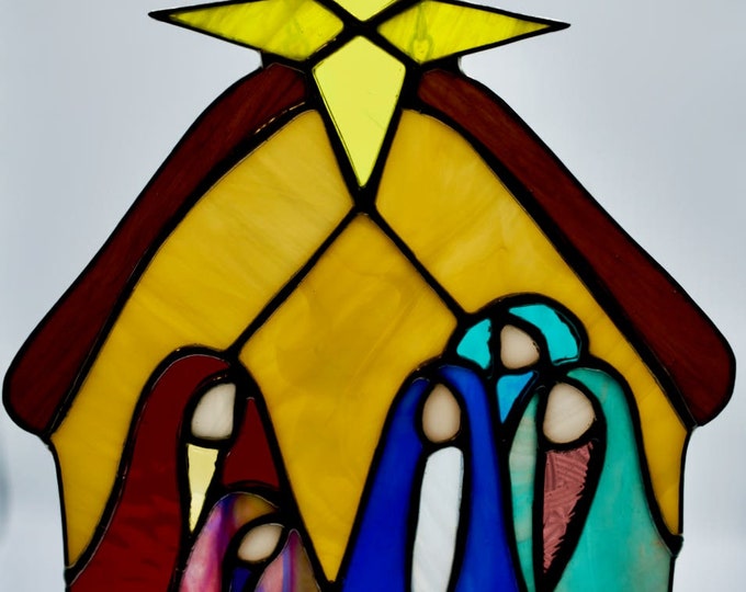 Nativity Stained Glass - Etsy