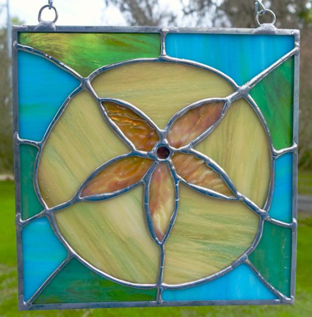 Sand Dollar Stained Glass - Etsy