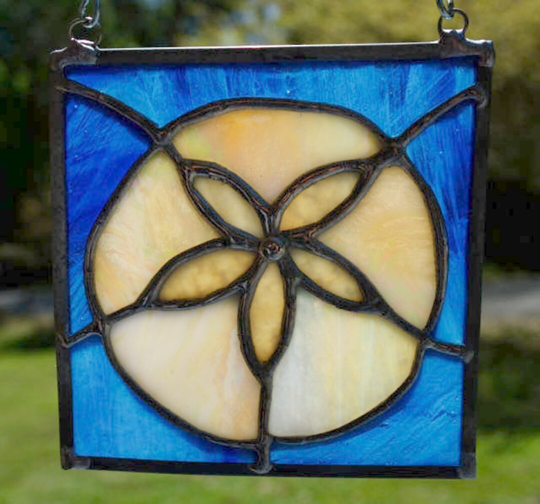 Sand Dollar Stained Glass - Etsy