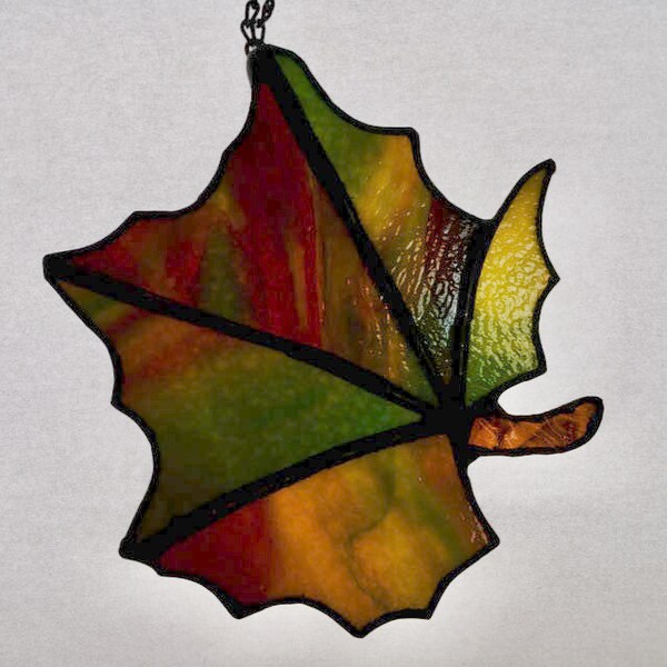 Leaf Stained Glass - Etsy