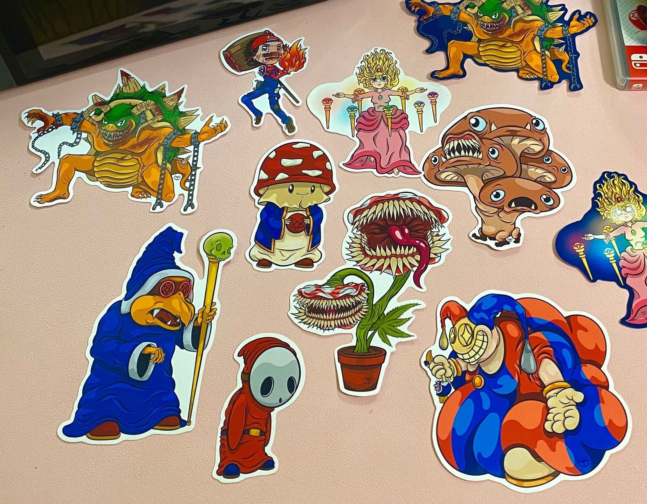 Super Plumber Bros: Full Set of Plumber Characters Vinyl / Decal ...