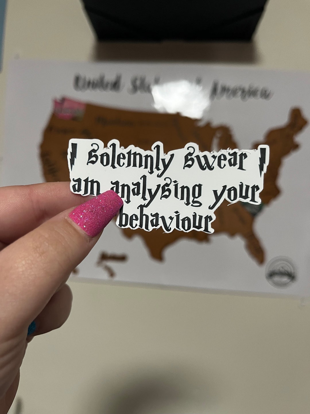 Solemnly Swear Analysing Your Behaviour ABA Sticker - Etsy