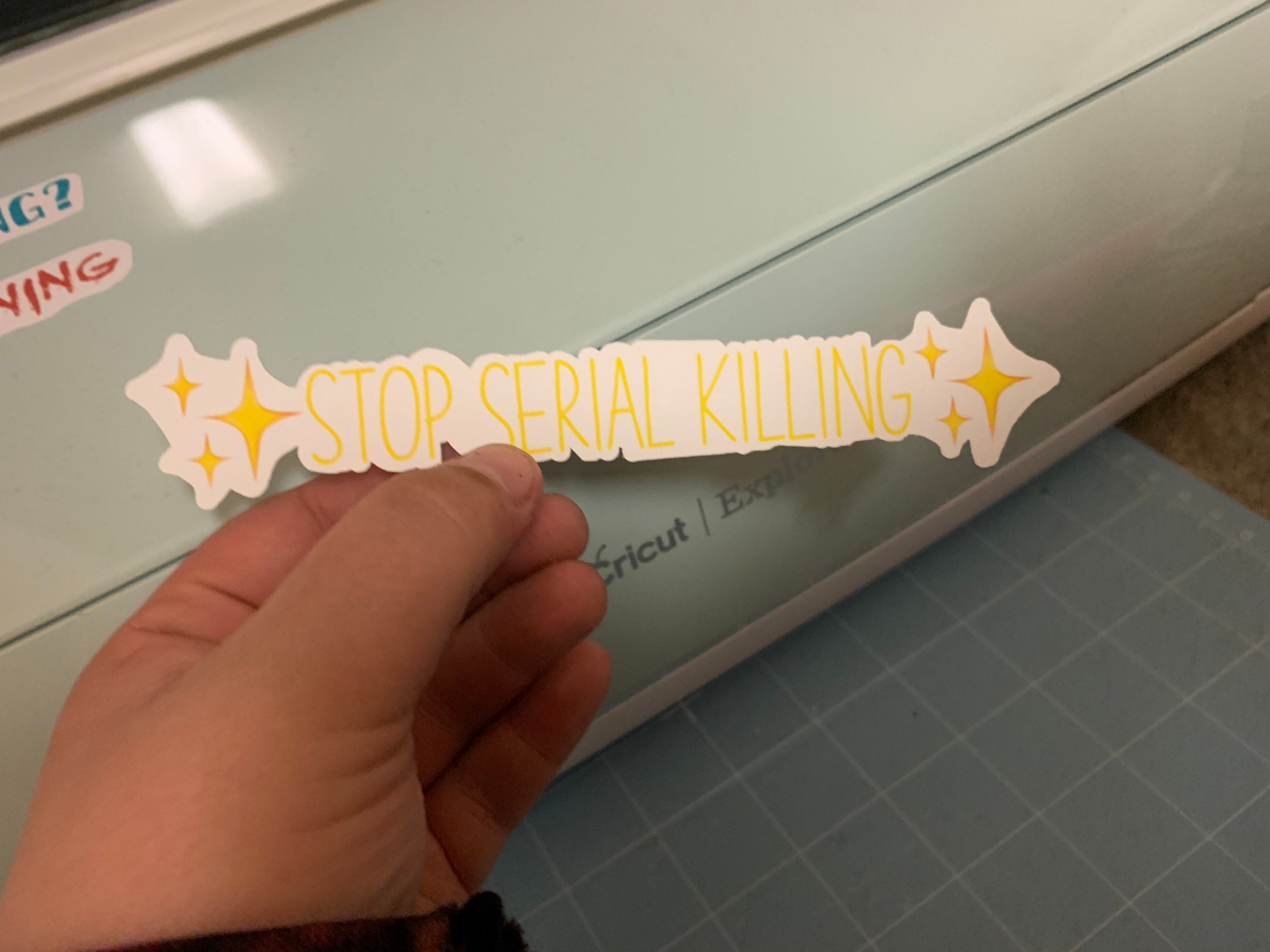 Stop Serial Killing Buzzfeed Unsolved Sticker - Etsy España
