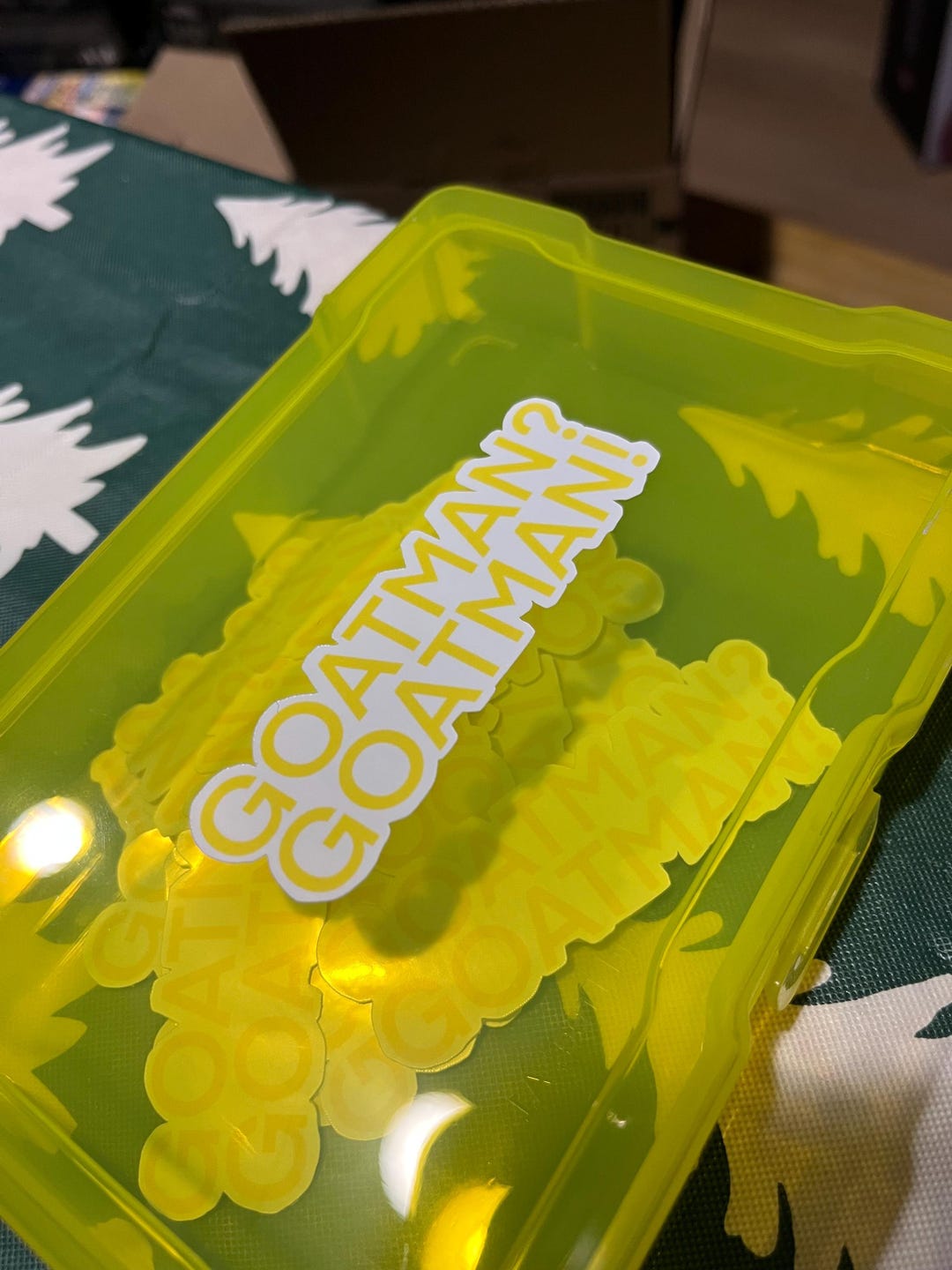 Goatman? Goatman! Buzzfeed Unsolved Sticker - Etsy